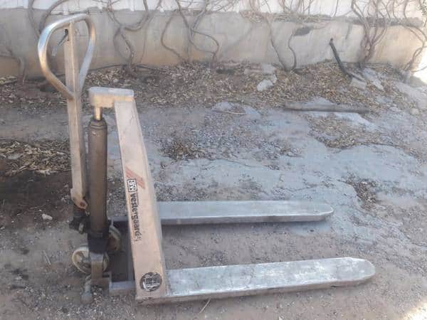 עגלת הרמת משטחים 50 ס"מ נירוסטה bv vestergaard